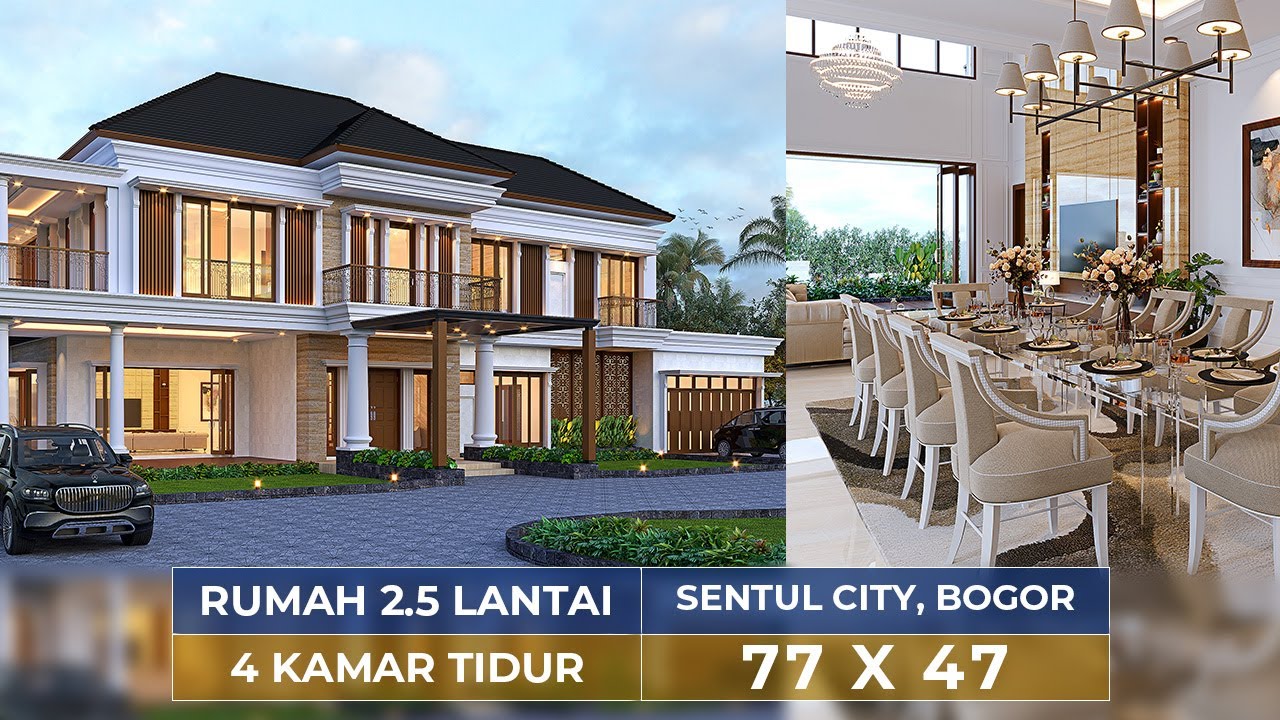 Mr. YGK 1404 Classic Modern House 2.5 Floors Design