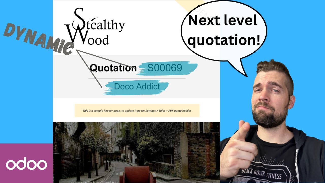 Make Beautiful Dynamic Quotations with PDF Quote Builder in ODOO