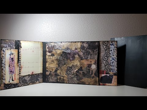 9x12 Faux Front Envelope with Altered Composition Notebook Part #2