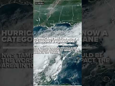 Hurricane Milton is now a Category 5 hurricane