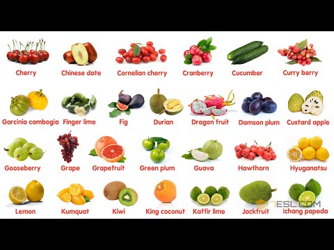 Nama Buah dalam Bahasa Inggris