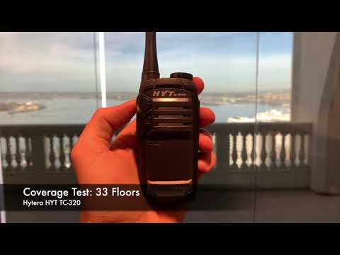 Radio Coverage Test: Hytera HYT TC-320 (Inside Building)