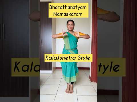 Bharathanatyam Namaskaram - Kalakshetra Style | #bharathanatyam #dance #practice #love #teacher