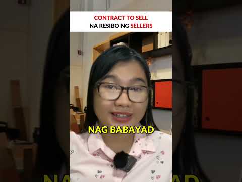 ???? CONTRACT TO SELL ???? NA RESIBO NG SELLERS ????