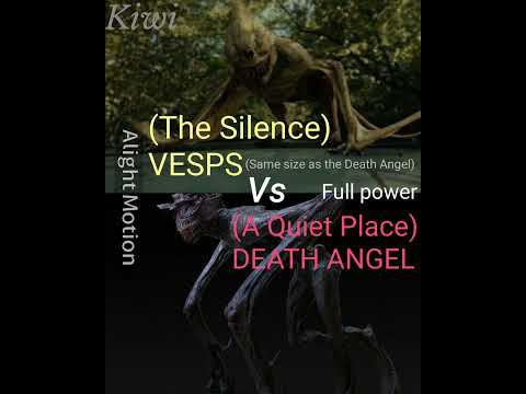 Death angel(A Quiet place) vs Vesps(The Silence 2019)#Shorts #edit #wisedit #wiseditor #debate