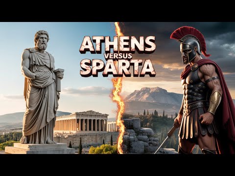 Athens vs Sparta: Mind vs Muscle 🧠⚔️ | The Story of Mankind #athens #sparta #philosophy