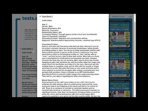 NCMHCE Practice Test