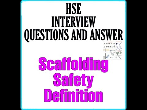 Scaffolding Safety DEFINITIONS
