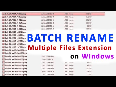 How to bulk rename files in Windows 10 and earlier Windows versions - IT基礎