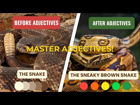 Master Adjectives: How to Use Descriptive Words for Powerful Effects in Writing!