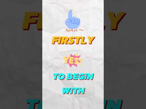 Use Advance words instead of Firstly, secondly,thirdly and forthly.#vocabulary #shortsviral