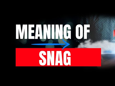 Meaning of Snag