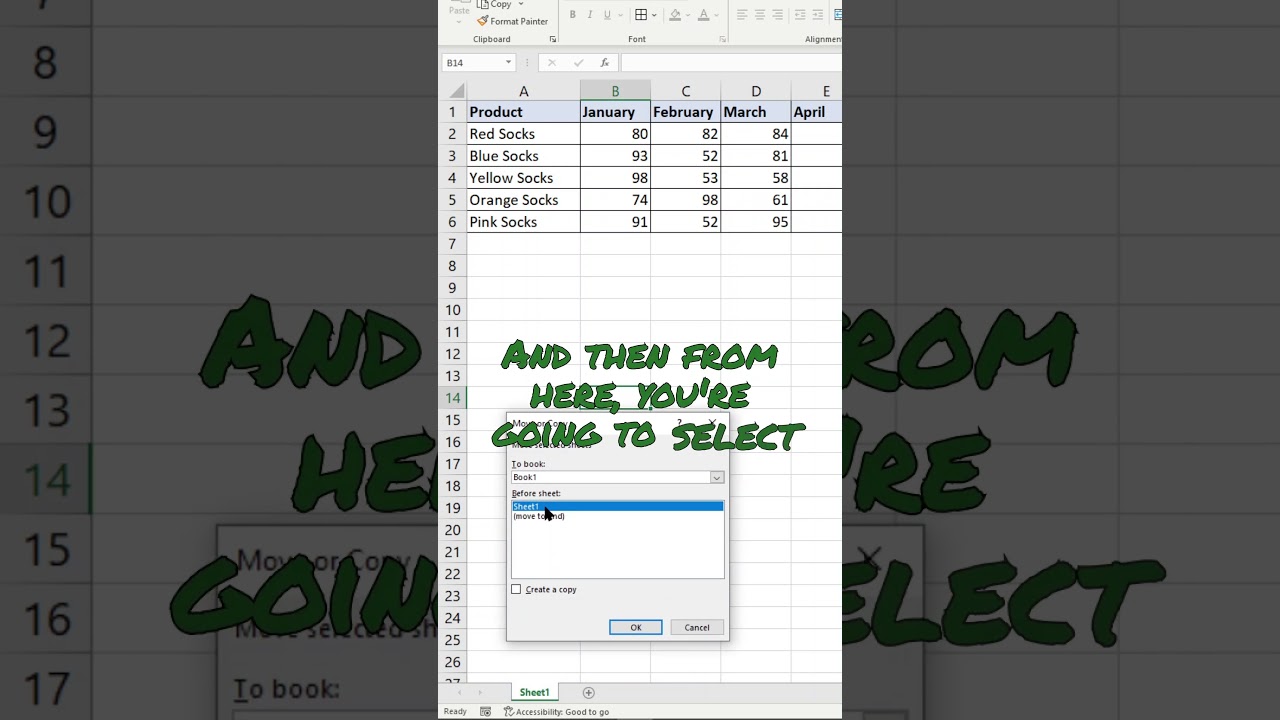 How to Copy a Sheet in Excel
