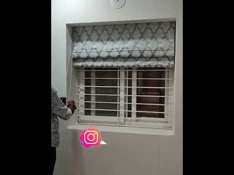 Roman blind for window | 8317669617 | jai bhavani curtain designer | Hyderabad |