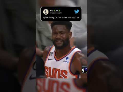 When Ayton said this to CP3 π #shorts