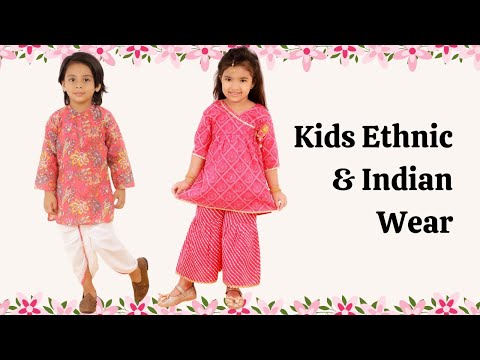 Kids & Baby Traditional Indian Ethnic Wear | The Mom Store | Made In India