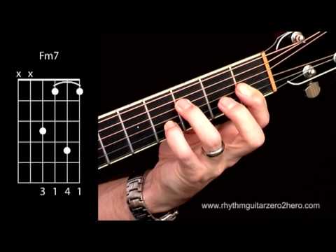 Acoustic Guitar Chords - Learn To Play F Minor 7