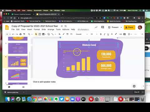 Inserting a Graph from Desmos into Google Slides