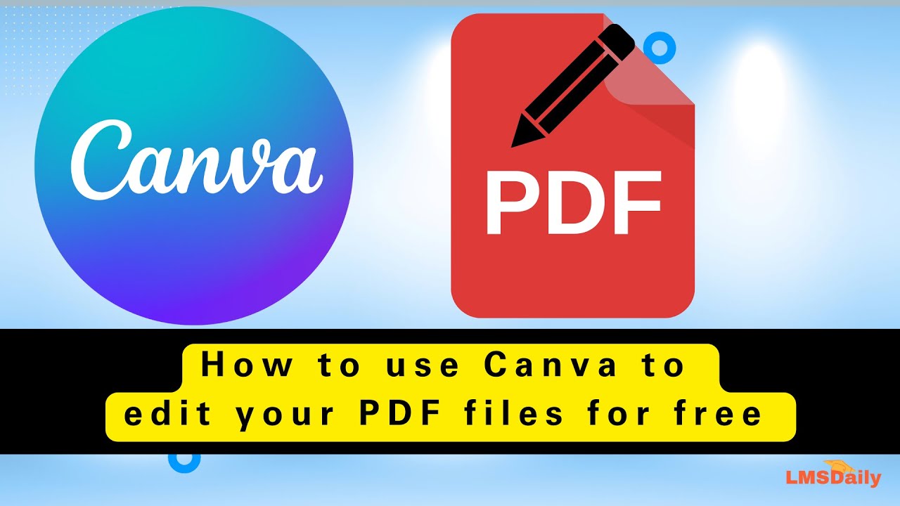 Teacher Tools - How to use Canva to edit PDF files for free #canva #PDF #teacher