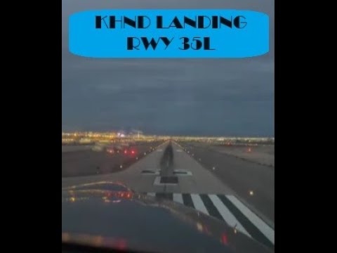 KHND Henderson Executive Airport Landing Runway 35L RV-12