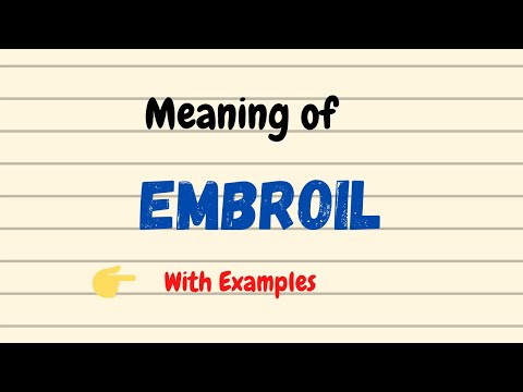 Embroil Meaning | Daily New English Words | Vocabgram