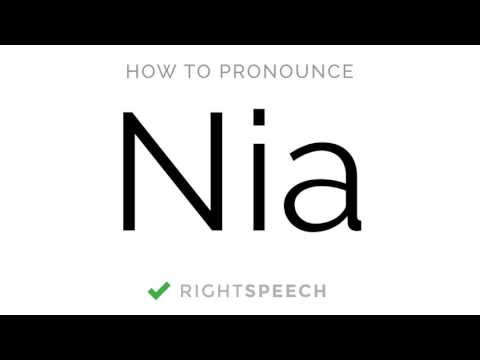 🔴 Nia - How to pronounce Nia - American Girl Name