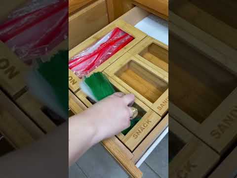 Amazon home must have! Ziploc baggie organizers! #shorts #amazonhome #amazonkitchen #amazonfaves