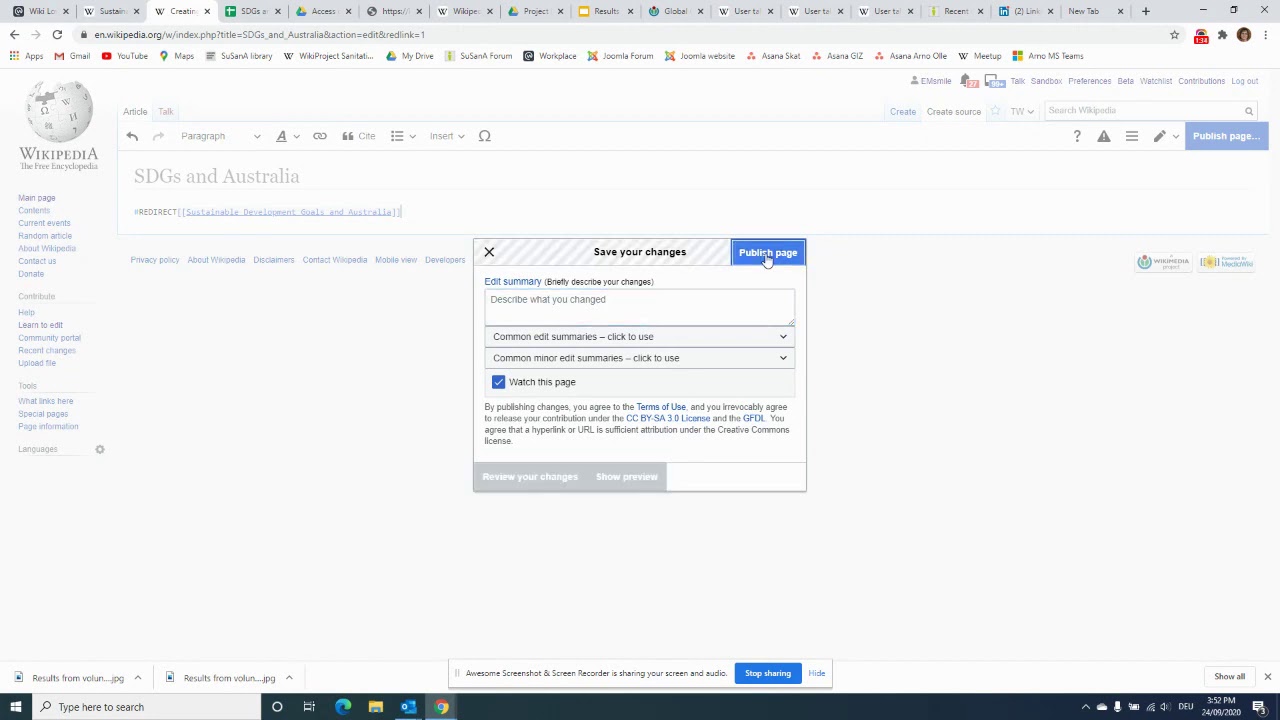 6 - How and why to create a REDIRECT in Wikipedia