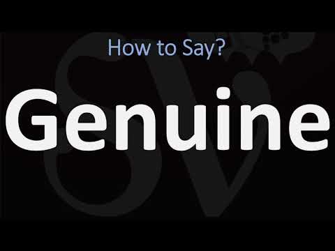 How to Pronounce Genuine? (CORRECTLY)