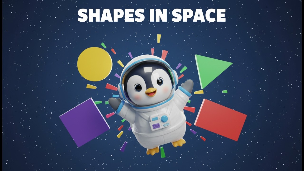 The shapes 🟥⭕ | Learn in space👩‍🚀with Timo