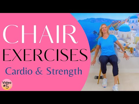 30 min Seated Chair Exercises for Seniors to Improve Heart Health & Muscle Strength