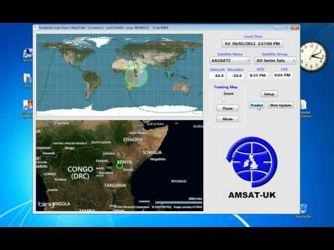 SimpleSat Look Down satellite tracking software now available | AMSAT-UK