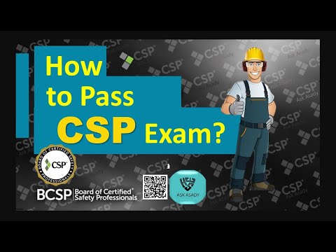 How to Pass CSP? || Certified Safety Professionals Certification Pass in 1st Attempt