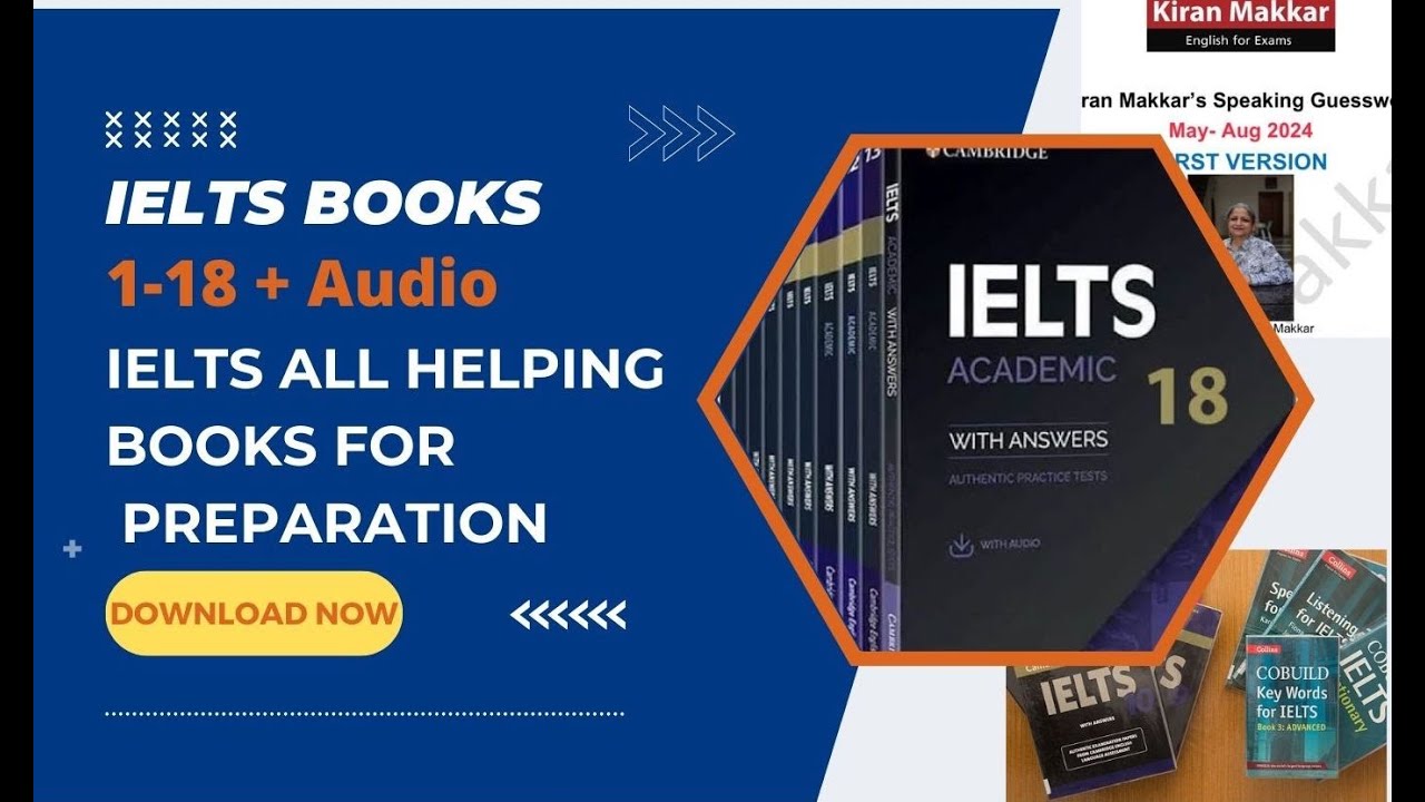How to Download IELTS Books 1-18 With Audio | Both Academic & General