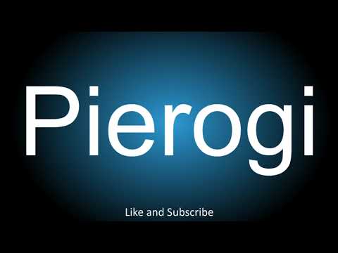How to correctly pronounce in Polish and English - Pierogi.