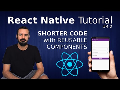 React Native Tutorial #4.2 - Making the home screen code smaller with components