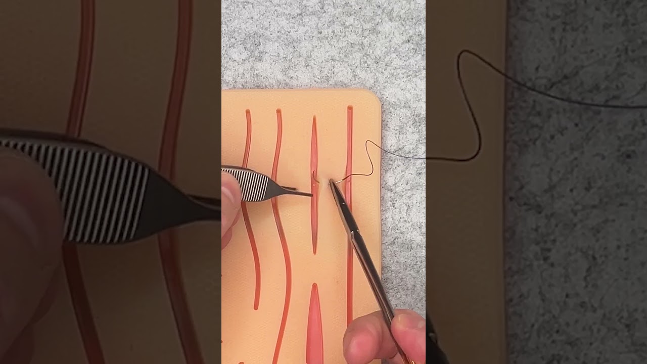 How to suture  #doctor #surgery #surgeon #stitches