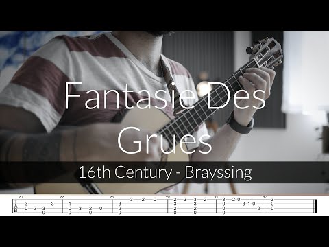 Fantasie Des Grues - Brayssing || Ukulele Fingerstyle Tab || Grade 6