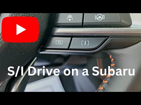 S/I Drive on a Subaru