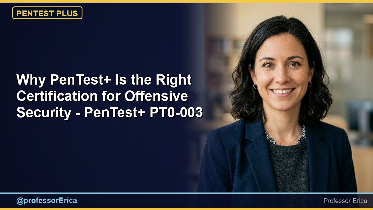 Why PenTest+ Is the Right Certification for Offensive Security - PenTest+ PT0-003