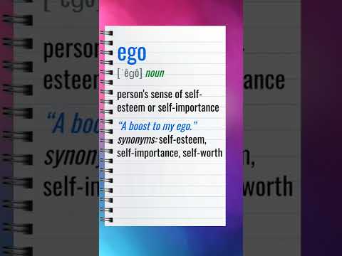 EGO (C1 Advanced) Learn English Vocabulary