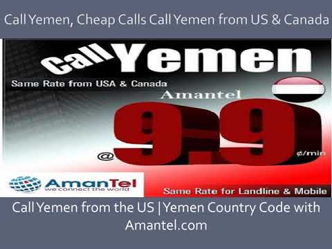 How to Make Cheap Calling to Yemen – Phone Cards from USA with Amantel