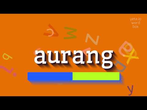HOW TO PRONOUNCE AURANG? #aurang