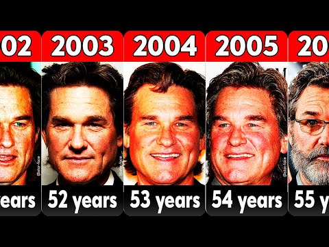 Kurt Russell from 1975 to 2023