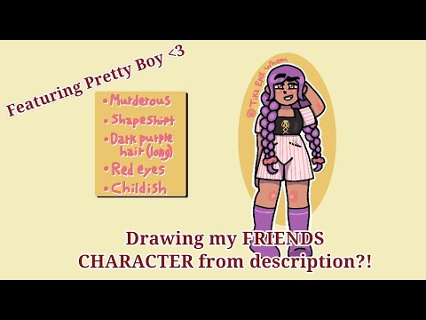 Draw this from description!! Art collab w/ Olive || Speedpaint