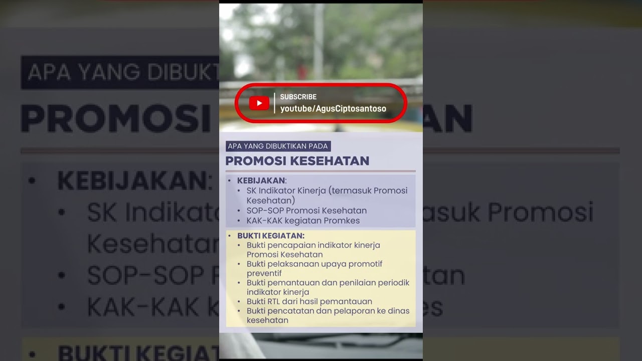 Promosi Kesehatan - Pelayanan UKM