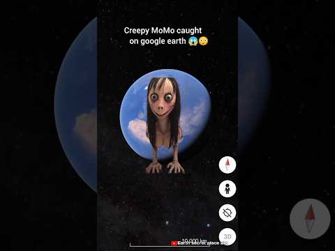 creepy Momo caught on google maps and google earth #earthsecretplace2m #googleearth