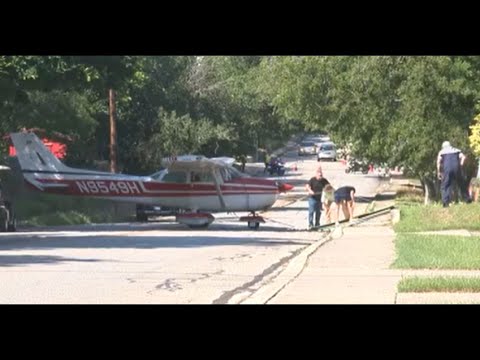 Plane lands on street after missing North Side runway - KTSA