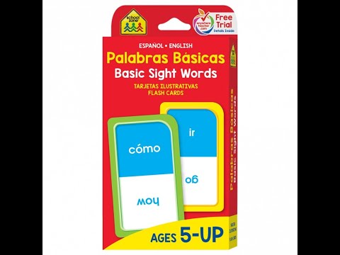 Spanish Sight Words, Week 2