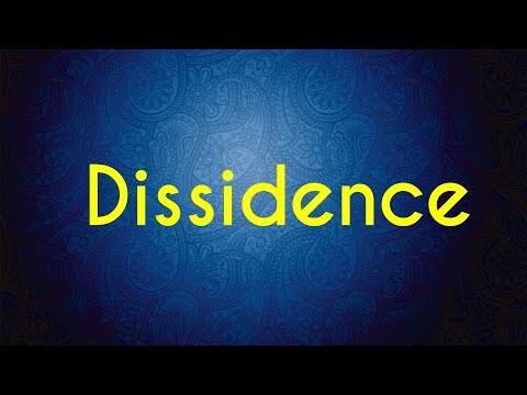 Dissidence meaning